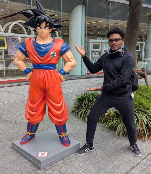 I sort of met Goku - Jamaican in Japan